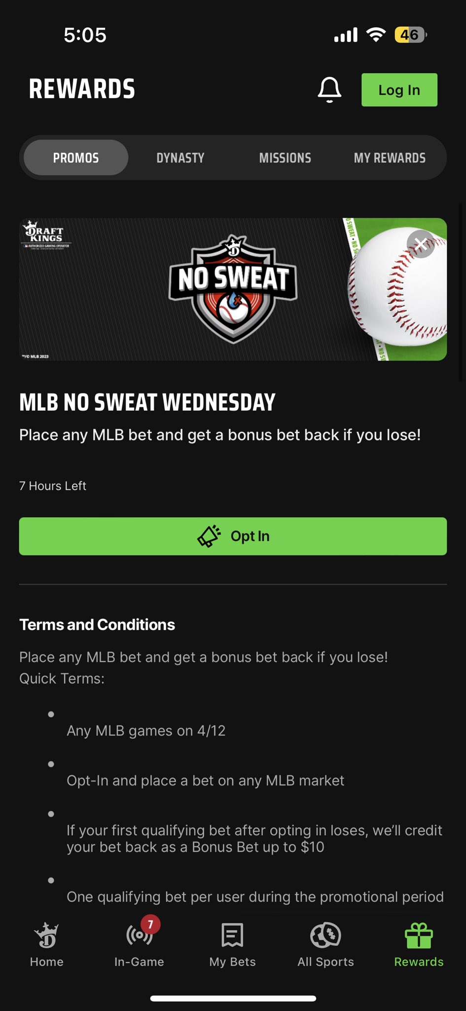 The Promoguy on Twitter: "Draftkings mlb “no sweat” Wednesday: https://t.co/9MY3WM1ems" / Twitter