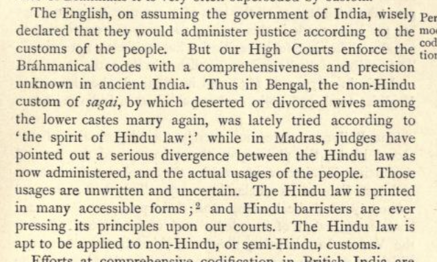 William WIlson Hunter describing Hinduism in 1886 in his work "Indian ...