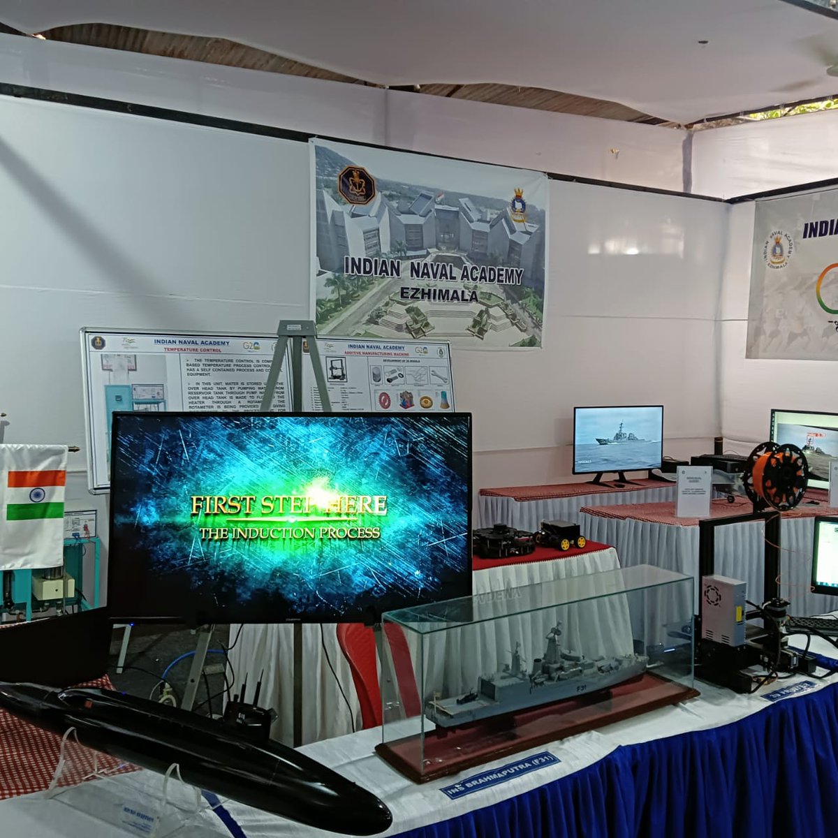A. Bharat Bhushan Babu on Twitter: "The @IN_NavalAcademy showcased its cutting-edge tech at ...