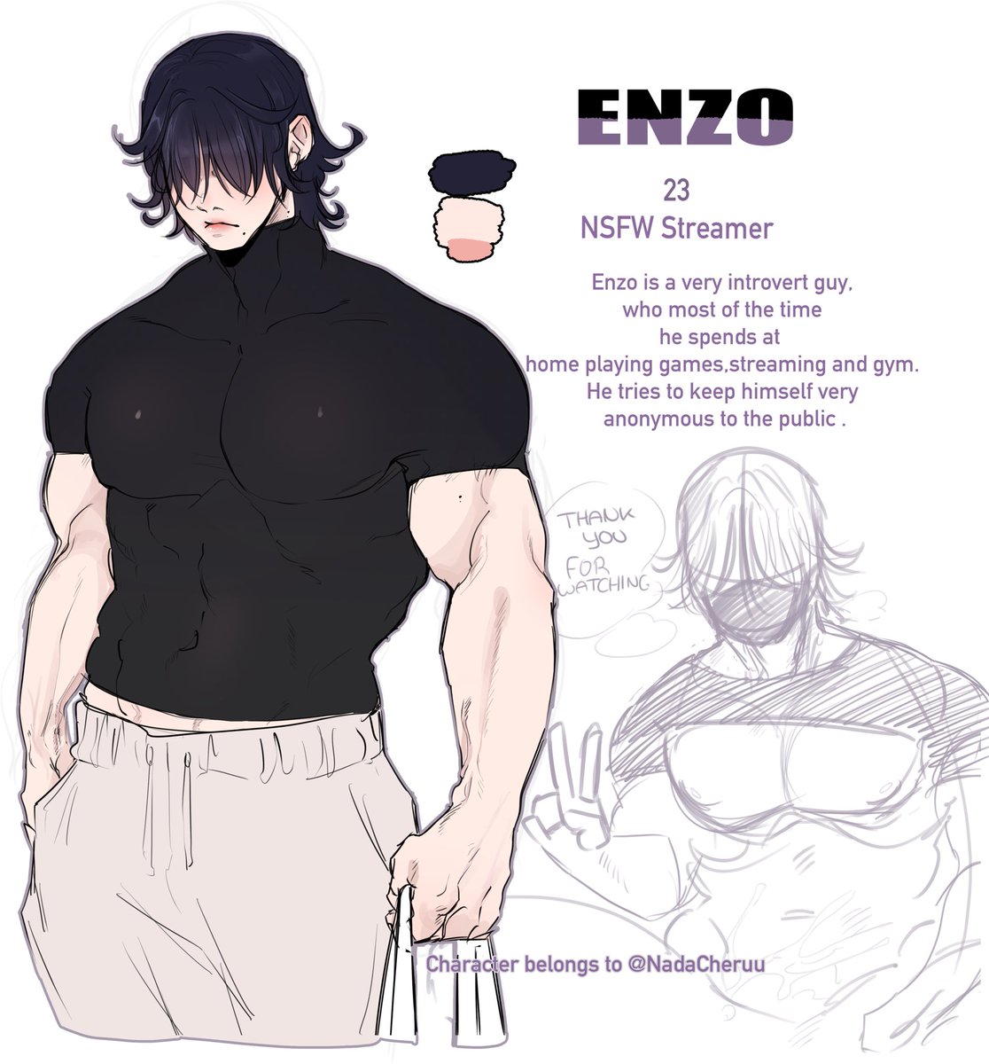 🐷Nada Da Baby🌷 on Twitter: "RT @NadaCheruu: Meet Enzo! He is still very new , so he’s character ...