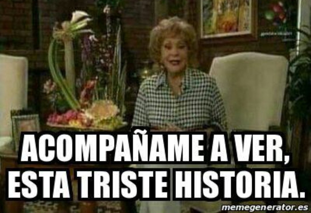 Ernetinas Mogollones On Twitter Acompáñame A Ver Esta Triste Historia
