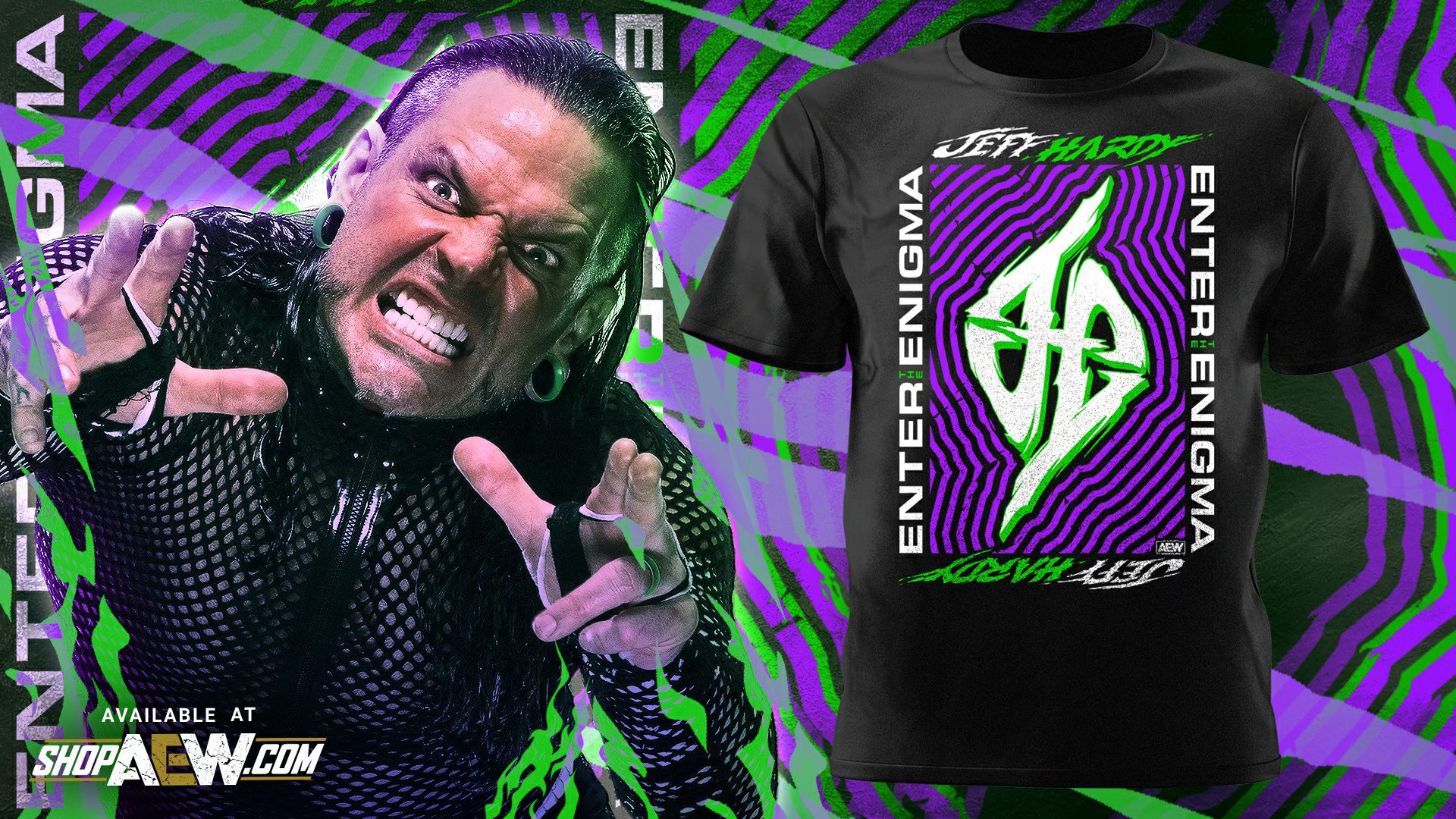 Jeff Hardy Enigma Logo TNA IMPACT JEFF HARDY BROTHER NERO MASSIVE