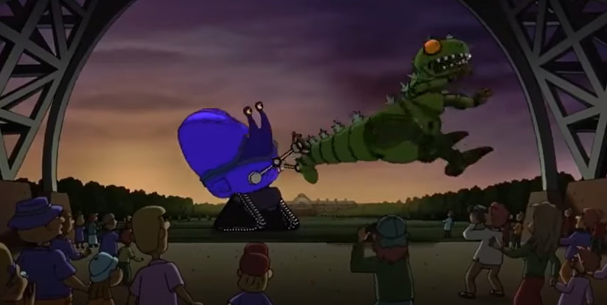 Rugrats Reptar Vs Robosnail