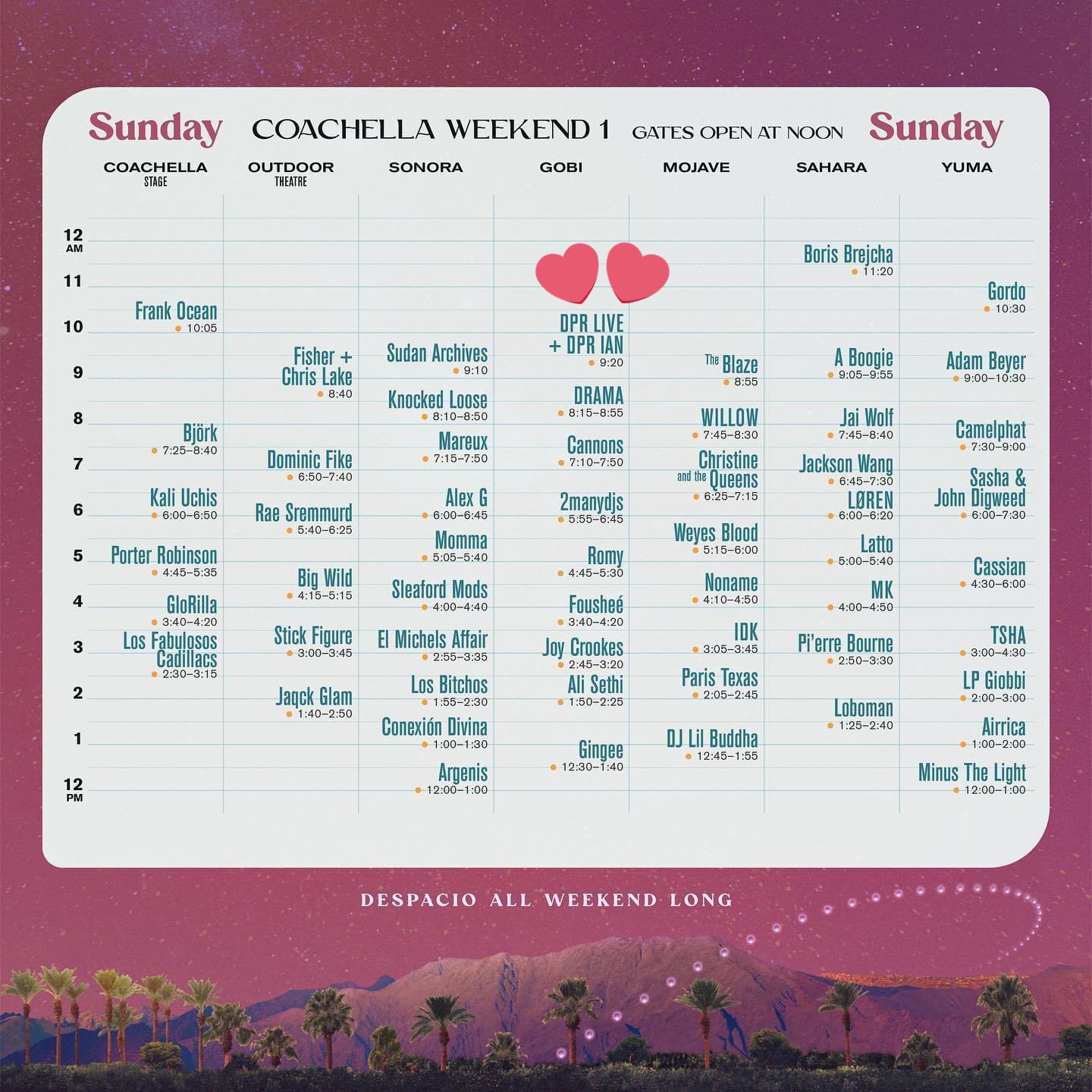 더쿠 - 오늘 코첼라 Gobi Stage 엔딩무대 서는 한국 아티스트
