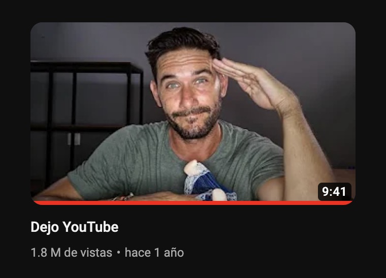 Emiliano G. Arnáez 🚀 on Twitter: "No falla. El youtuber que se queja de youtube, se va, video ...