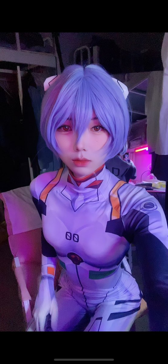 Bat酱 on Twitter: "男孩子的绫波丽 #cd #EVA #cosplay #伪娘"