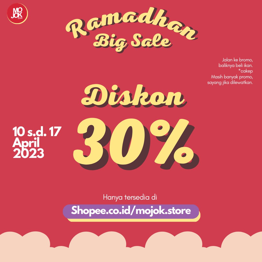 MOJOK STORE on Twitter: "Promo lagi, Ramadhan Big Sale dengan diskon pastinya. Bisa cek ...