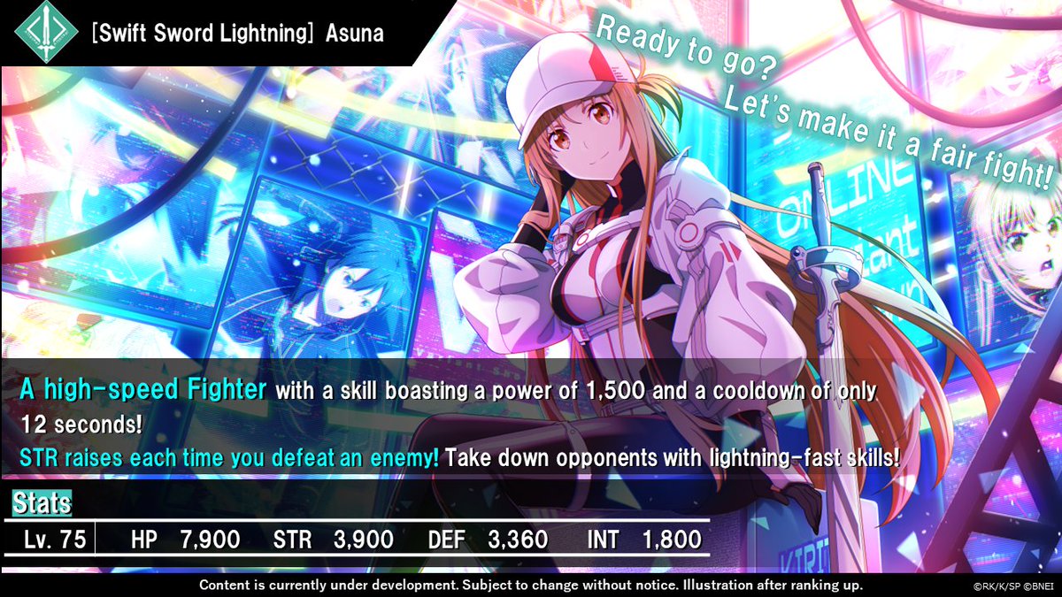 Sword Art Online Variant Showdown on Twitter: "Here are the abilities of the following SSR ...