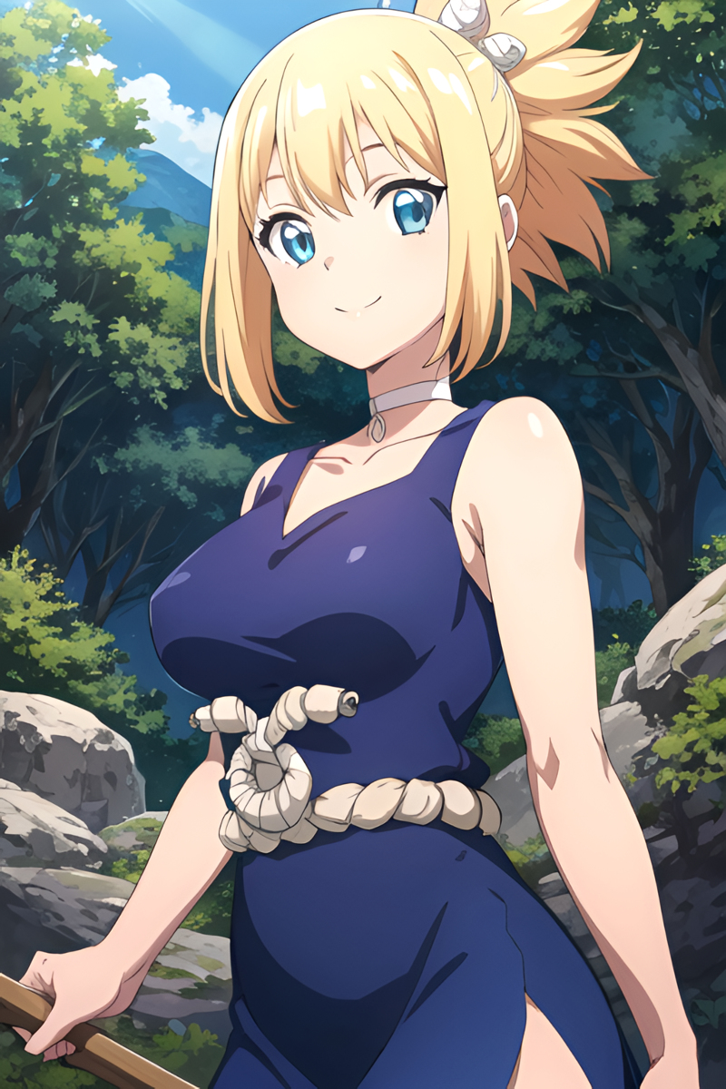 wakih on Twitter: "コハク(Dr.STONE) #AIイラスト #AIart #コハク(Dr.STONE) #コハク #Dr.STONE #ドクターストーン #魅惑のふともも ...