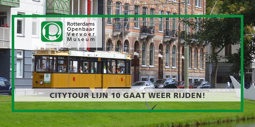 ROVM on Twitter: "Op zaterdag 29 april begint het rijseizoen 2023 van Citytour Lijn 10. Tot eind ...