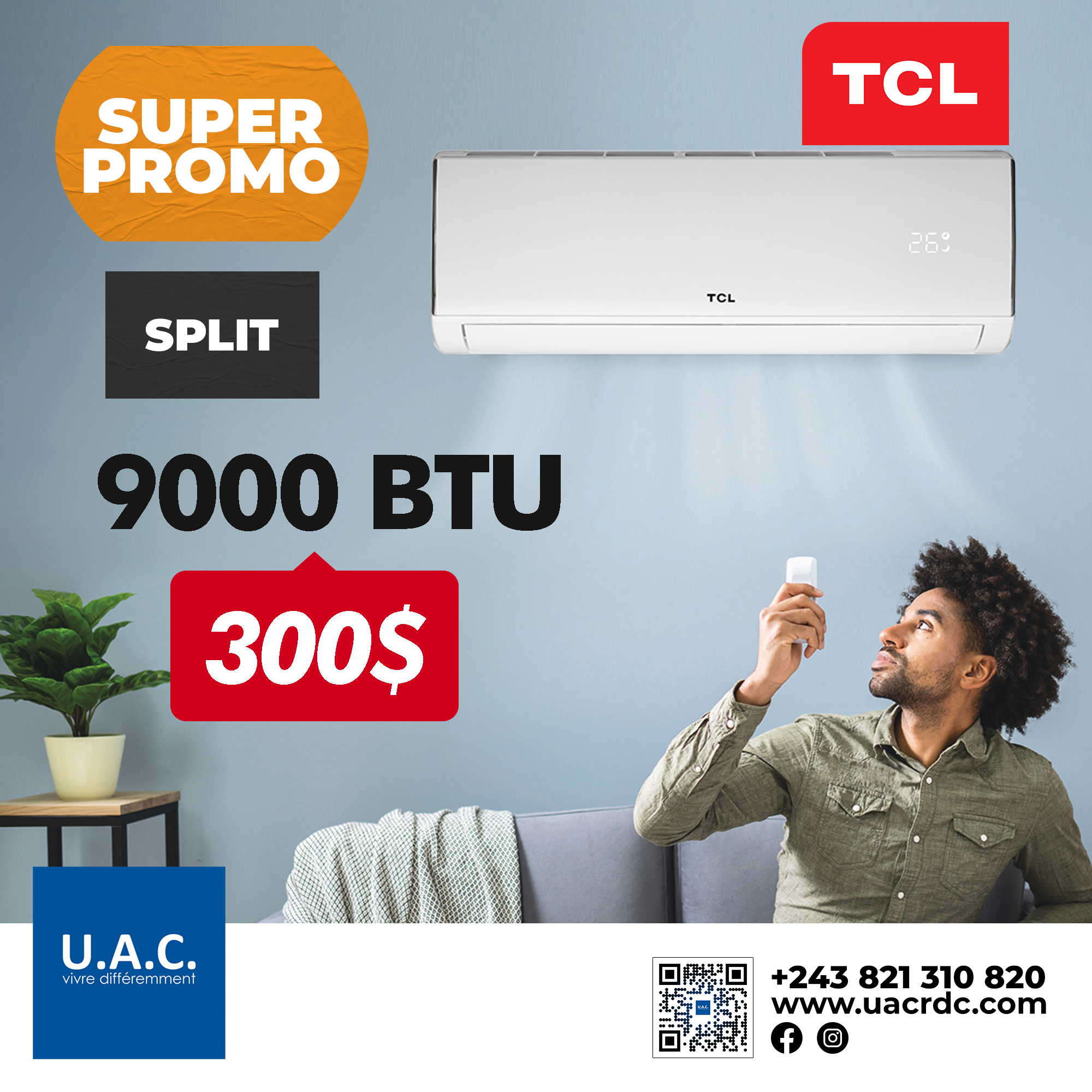 MonCongo on Twitter: "Vous n'aurez plus jamais chaud avec la climatisation TCL disponible chez ...