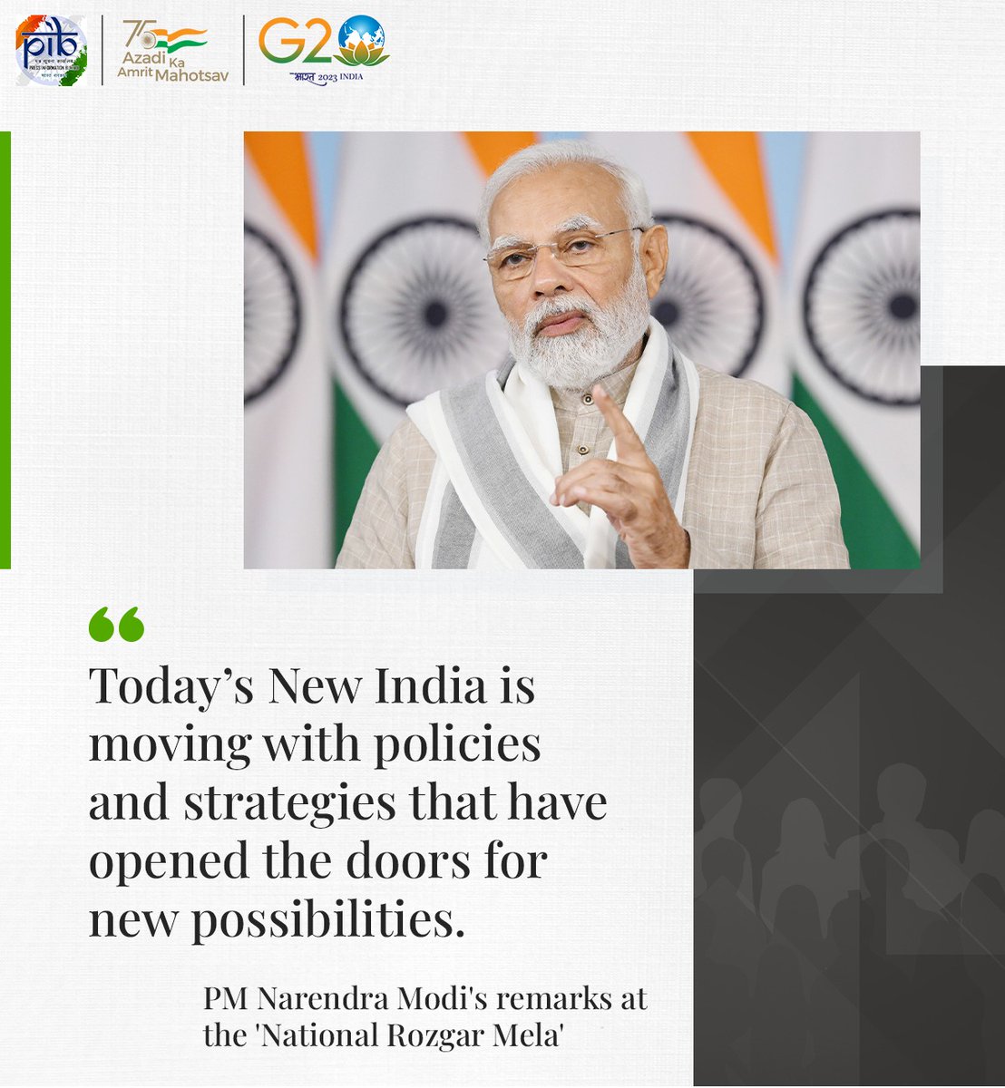 Pib India On Twitter Todays New India Is Moving With Policies And