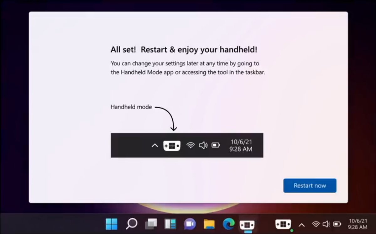 Mayank Parmar on Twitter: "Microsoft is exploring a new ‘Handheld Mode’ gaming UI for Windows 11 ...