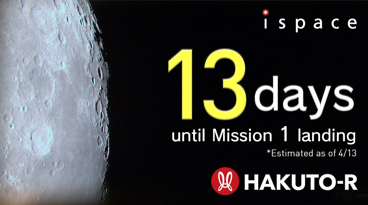 ispace on Twitter: "We are excited to announce the scheduled lunar landing date for our HAKUTO-R ...