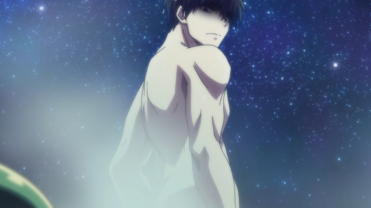 KrigYaoi on Twitter: "Kaminaki Sekai no Kamisama Katsudou Episode 2 -Part3 - Yukito bath scene # ...