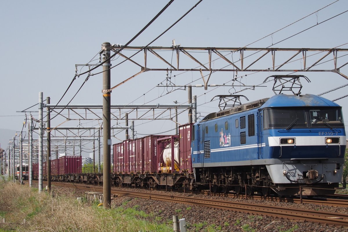 🐇かきてつ🐢 on Twitter: "4/13 8056レ EF210-7 大垣→穂積 JOTU 371138[5] 20T6(UT11K-95023)、東亞合成UT11C-5075、55 ...