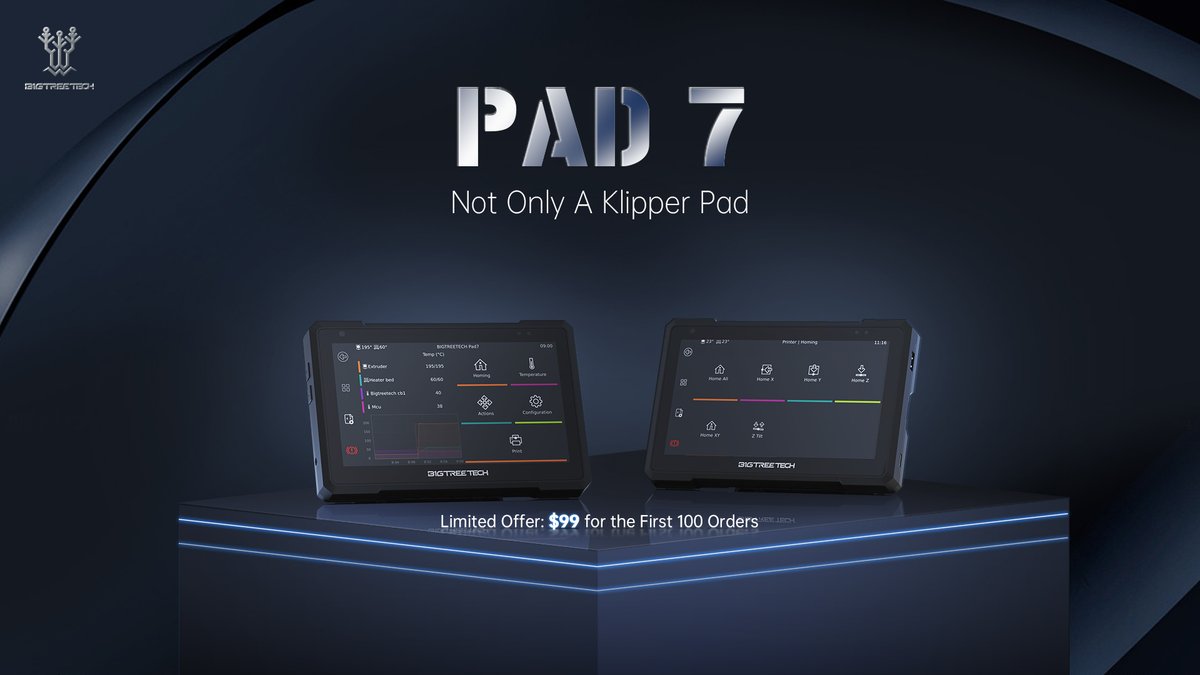 Bigtreetech On Twitter Pad7 Will Be Officially Launched At 10pm