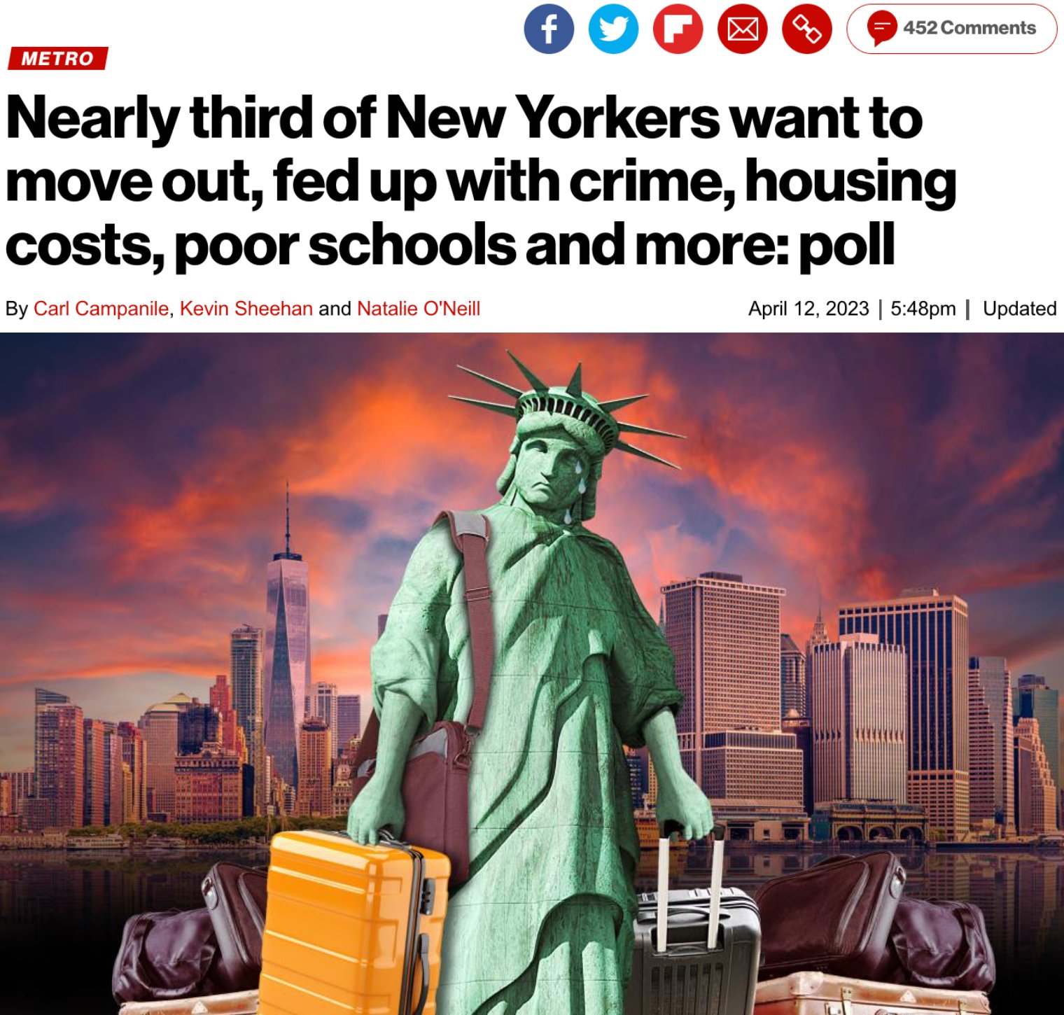 Rob Ortt On Twitter Nyers Have Been Fleeing In Record Numbers And It