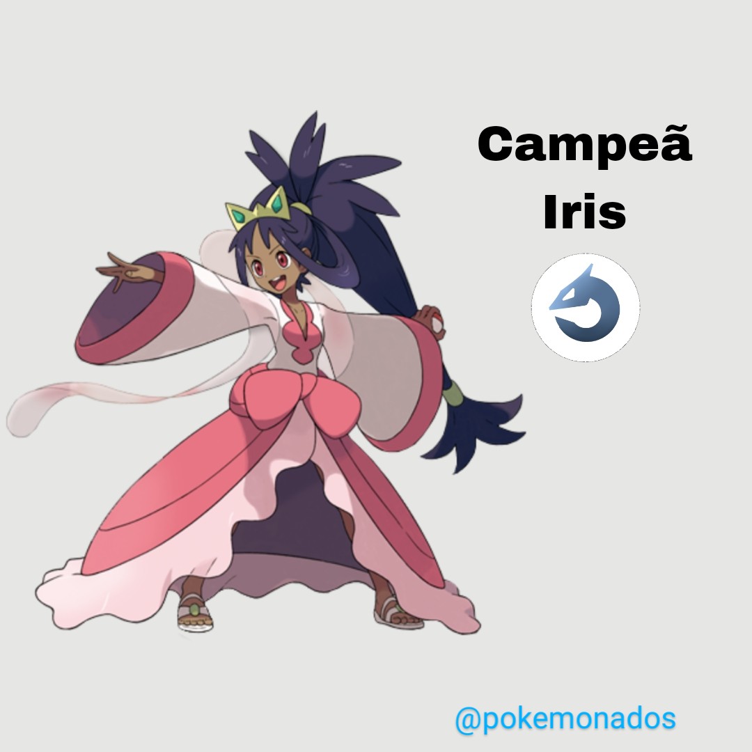 Pokémonados 🌈 on Twitter: "Nome: Iris Especialista no tipo: Dragão Região: Unova Equipe Completa ...