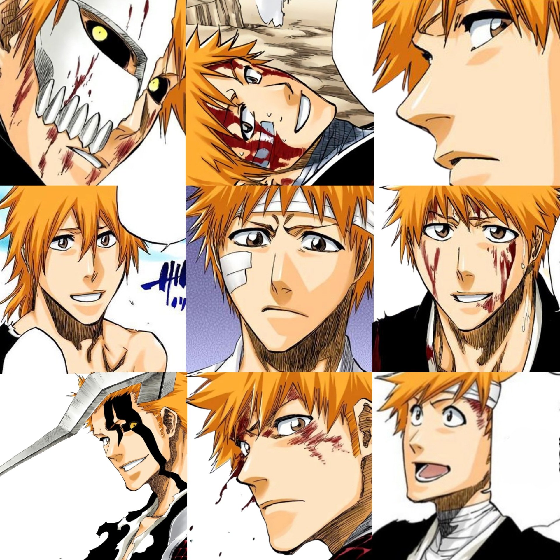 Ichigo Bleach Face