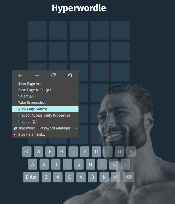 htmx.org on Twitter: "@brianleroux the right-click-view-source chad vs. the "let me explain my ...