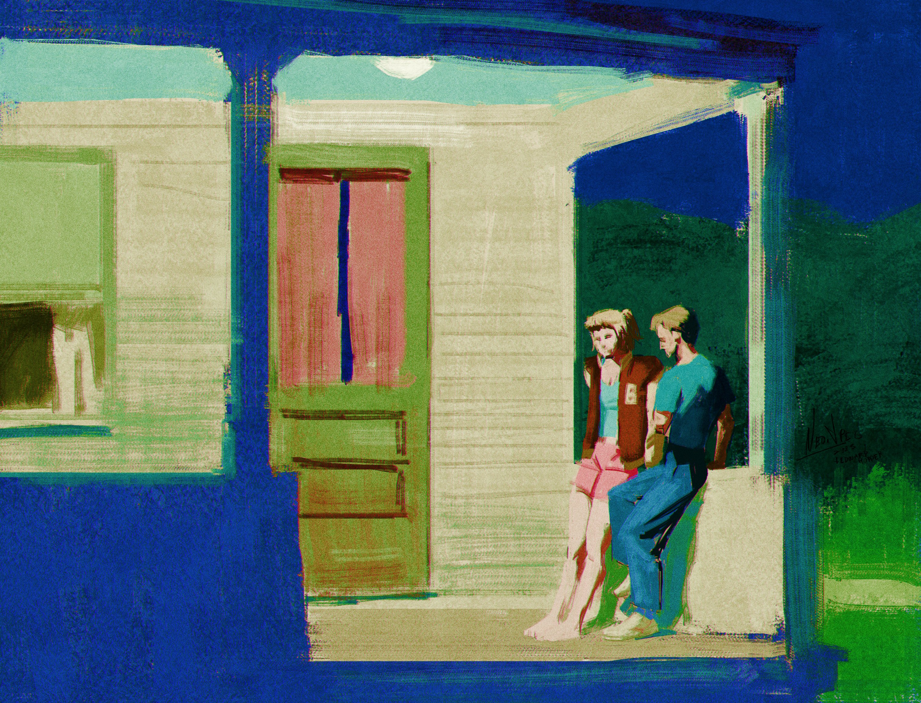 Summer Evening Edward Hopper