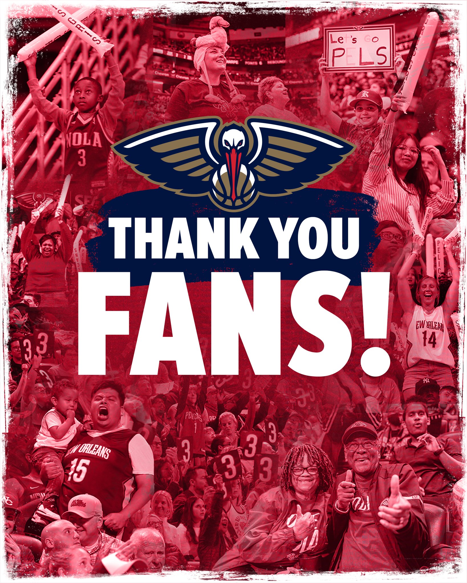 New Orleans Pelicans on Twitter: "Through it all, thank you Pelicans ...