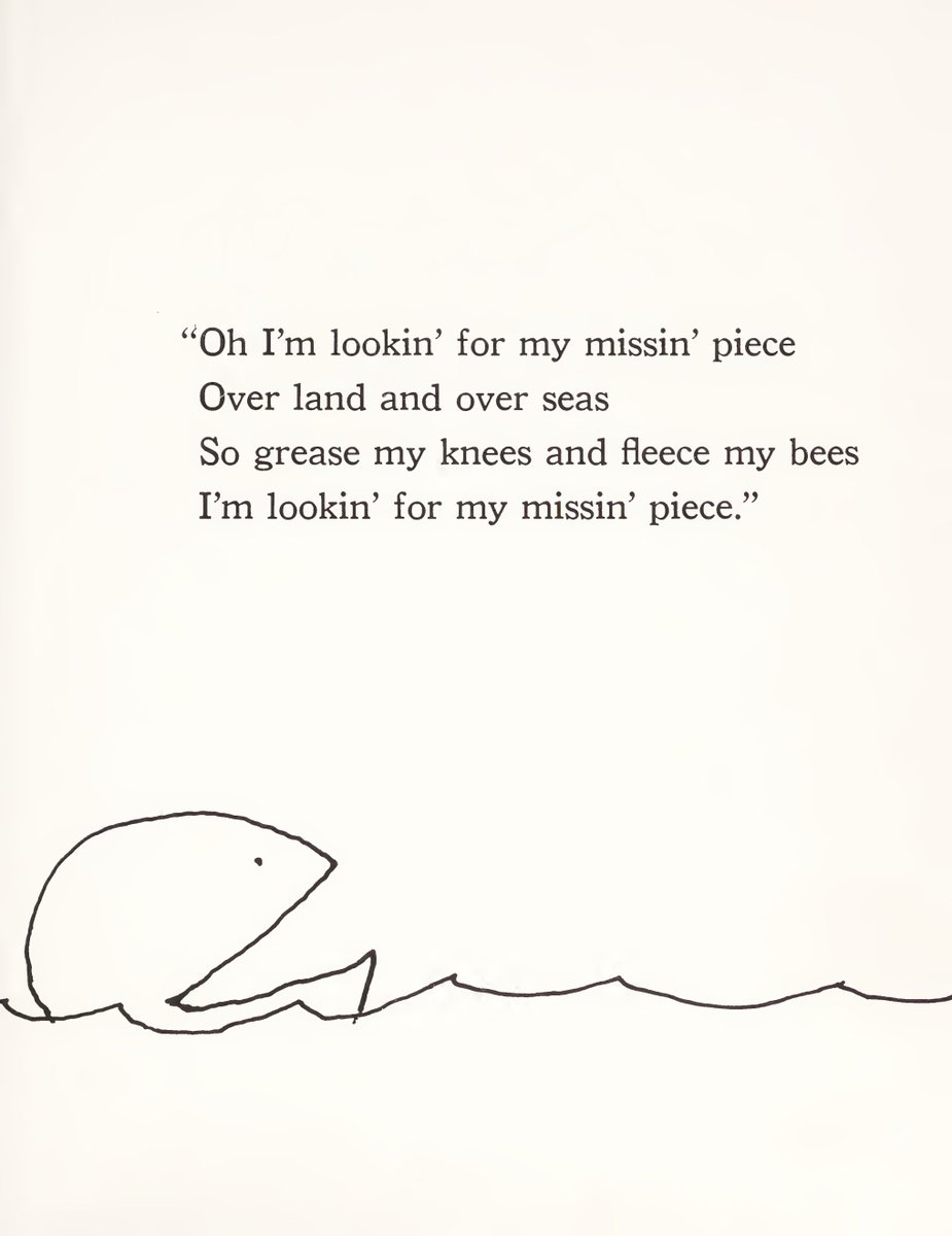The Missing Piece by Shel Silverstein - Thread from LaBanshy @LaBanshy ...