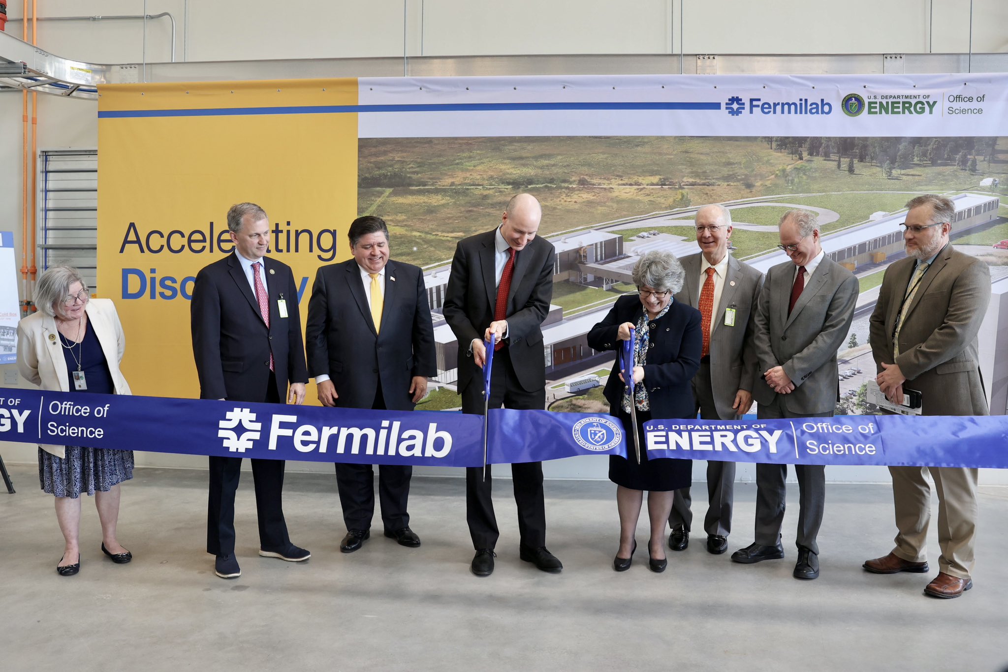 Governor JB Pritzker on Twitter: "Great to be back at @Fermilab for the groundbreaking and ...