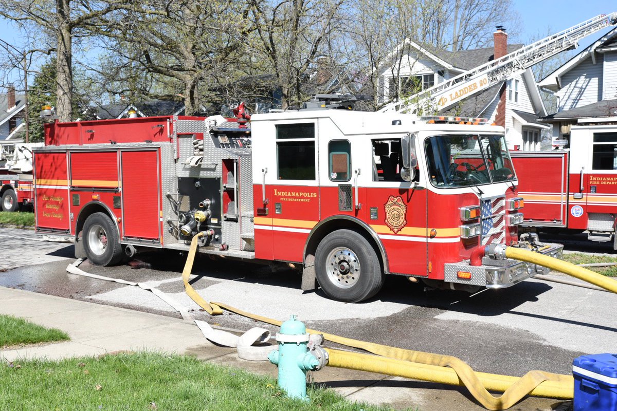 Indianapolis Fire Department 🚒 on Twitter: "3:49 PM - 2 homes damaged after heavy fire breaks ...