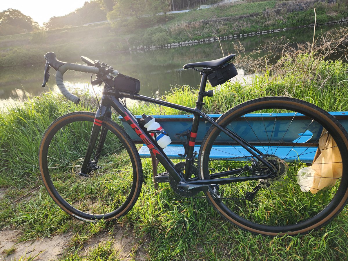 project.bicky on Twitter: "帰宅しました🚴‍♂️💨 軽めのグラベルフィッシングで22㌔でした👌 やっぱり早朝ライドはサイコーですね☺️ ️ #グラベルロードバイク ...