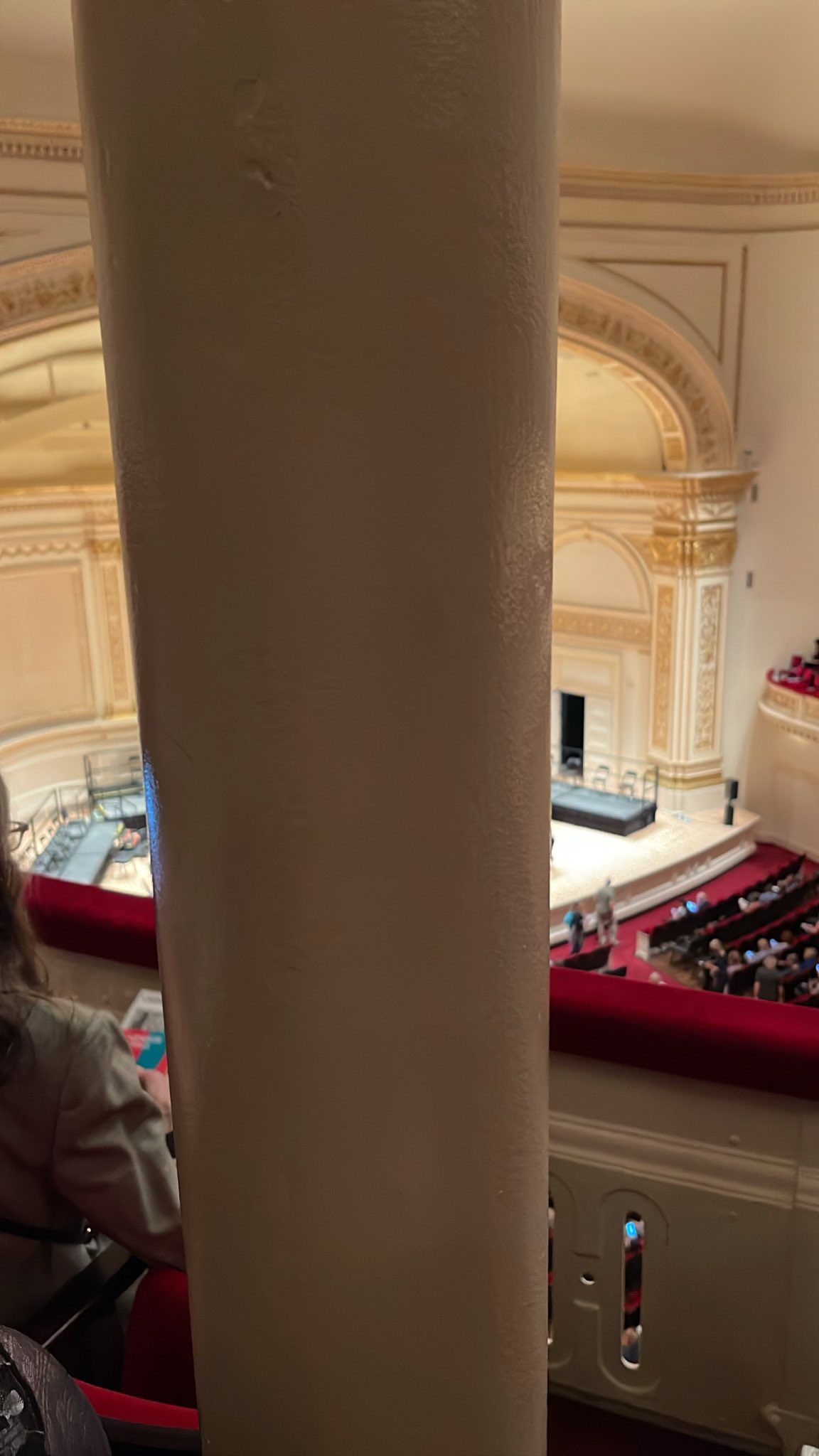 Obstructed View Carnegie Hall This Seat Has An Obstructed View Of The