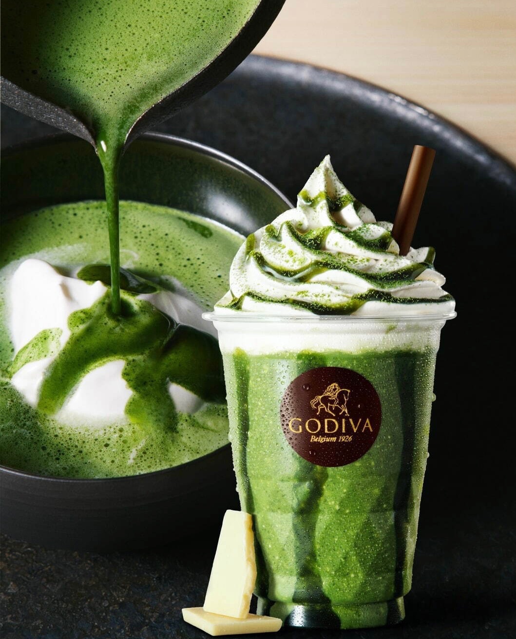 りう||期間限定紹介🌟 on Twitter: "ゴディバ（GODIVA）より、4/28〜期間限定で、チョコレートドリンク「ショコリキサー」の新フレーバー『宇治抹茶 ショコリキサー』が発売され ...