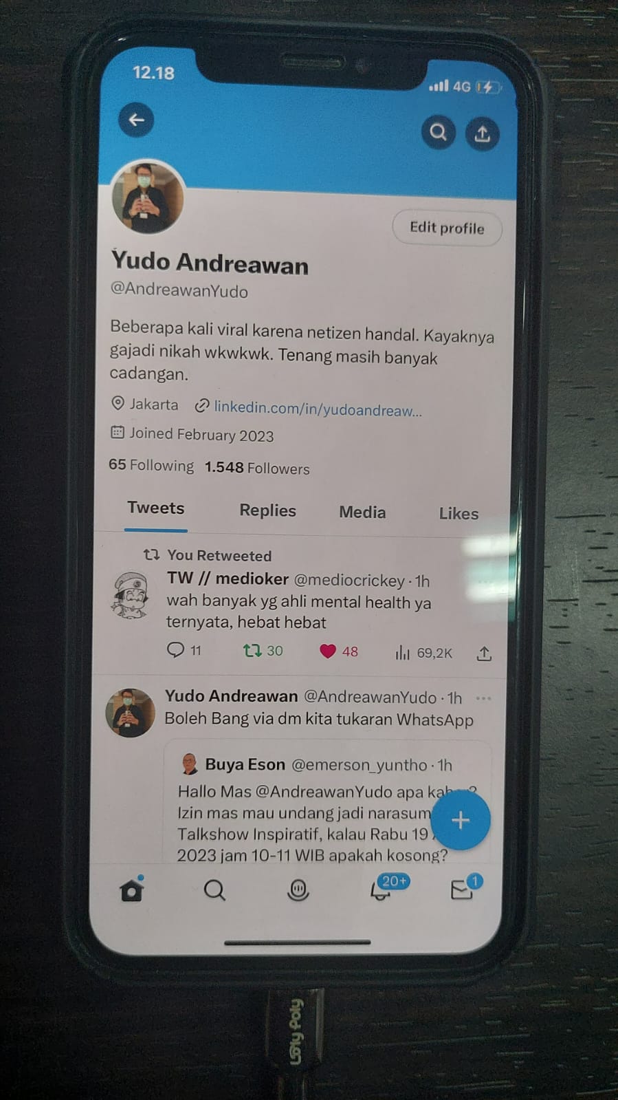 Mazzini on Twitter: "Udah disita Hp nya bang. https://t.co/vJCpXcAhCl https://t.co/rSJvTDS1Bt ...