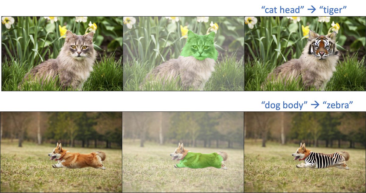 ShoufaChen on Twitter: "Segment Anything and Edit at 🚀Part Level 👉 Edit anything at the part ...