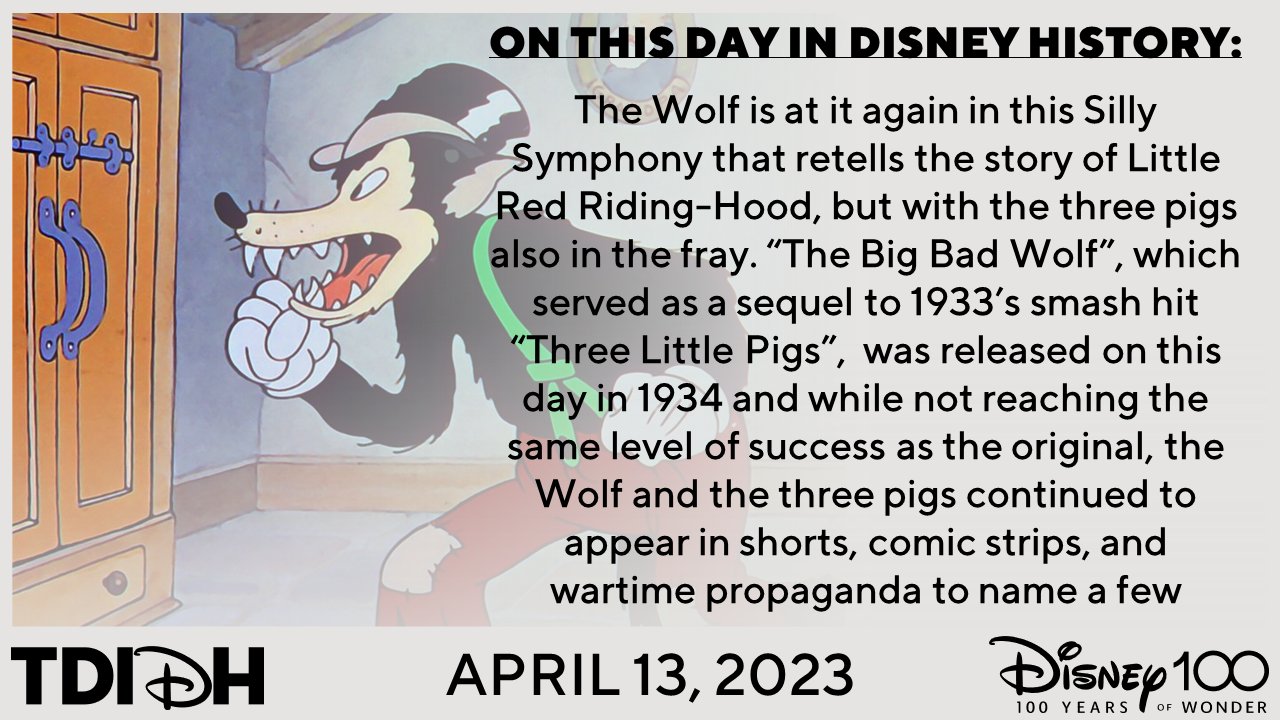 Disney Big Bad Wolf Three Little Pigs