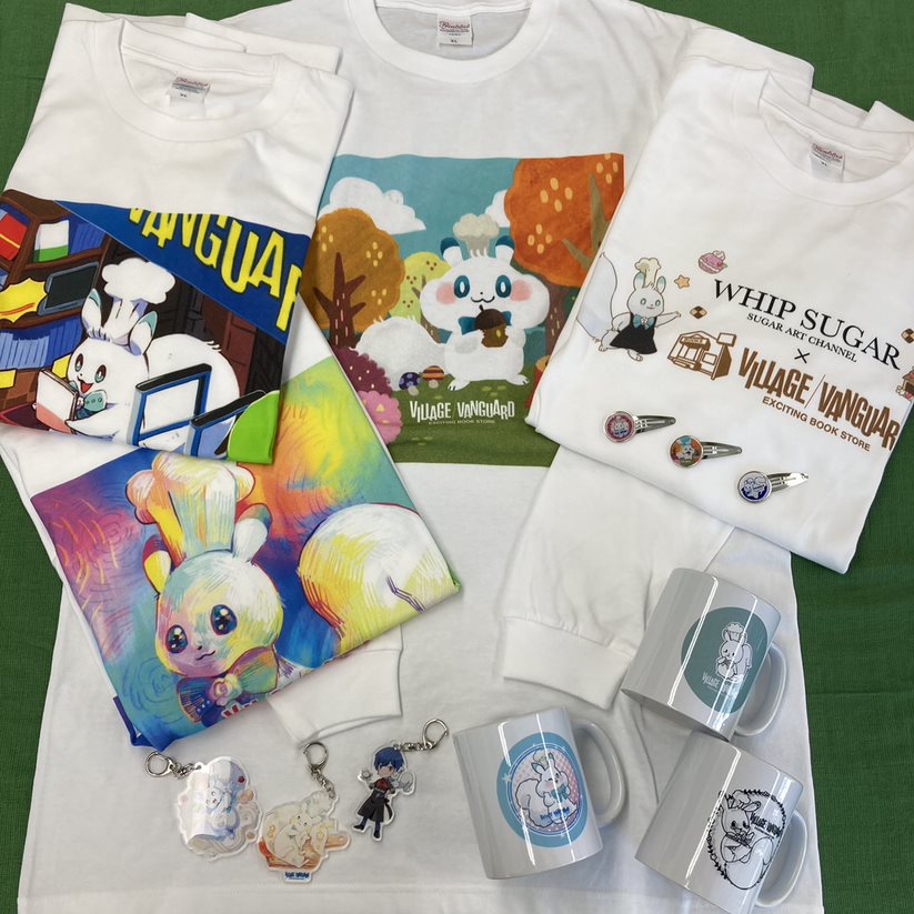 ガラスあお＠お絵描き on Twitter: "RT @otonoha_827: なんと！ホイップシュガーさん×ヴィレッジヴァンガードさまのコラボTシャツデザイン担当させていただいています😆 ...
