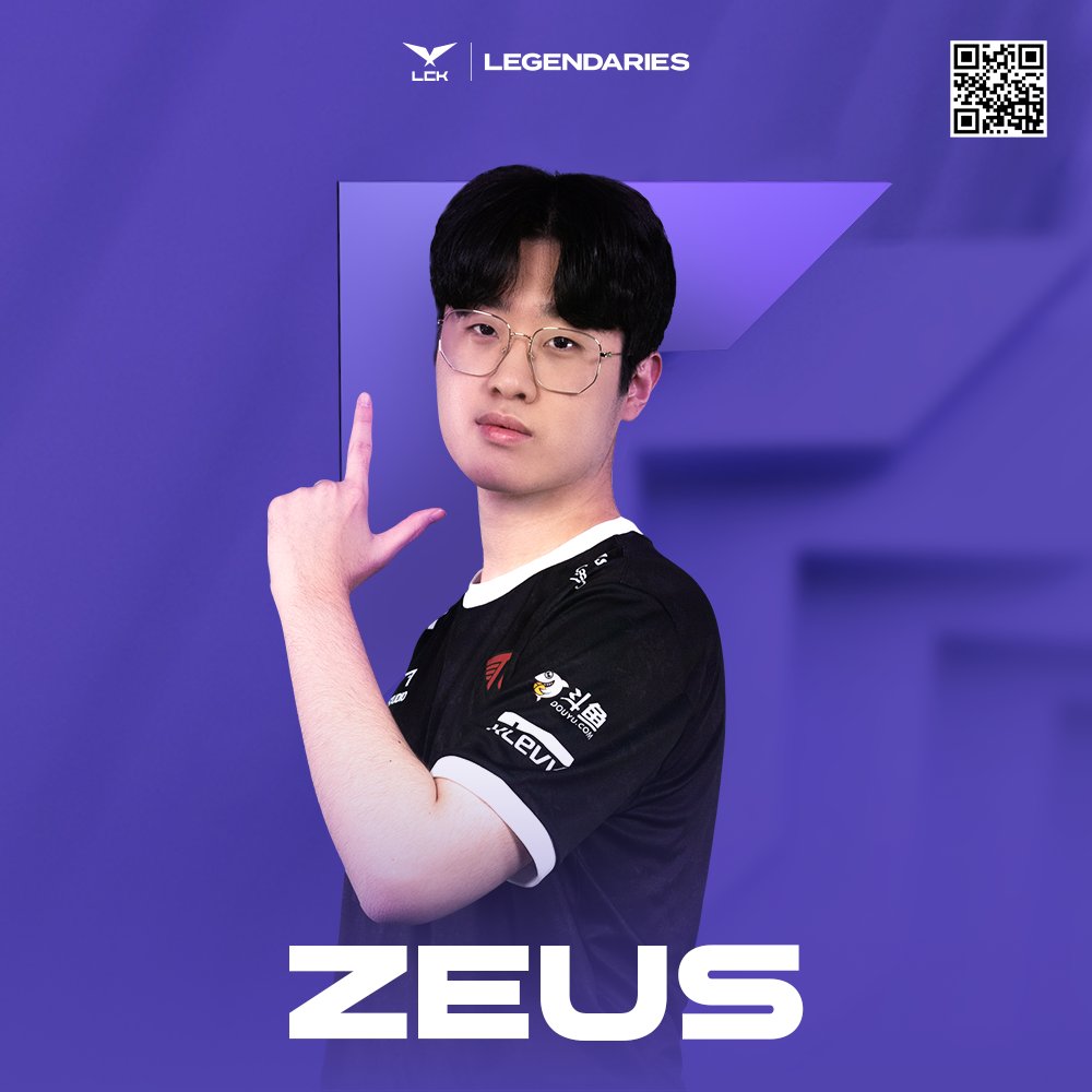 T1_ZOFGK on Twitter: "【LCK LEGENDARIES】 https://lck.legendaries.com #Zeus #Oner #Faker"
