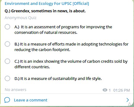 (Official) Ecology and Environment for UPSC 🇮🇳 on Twitter: "Practice ...