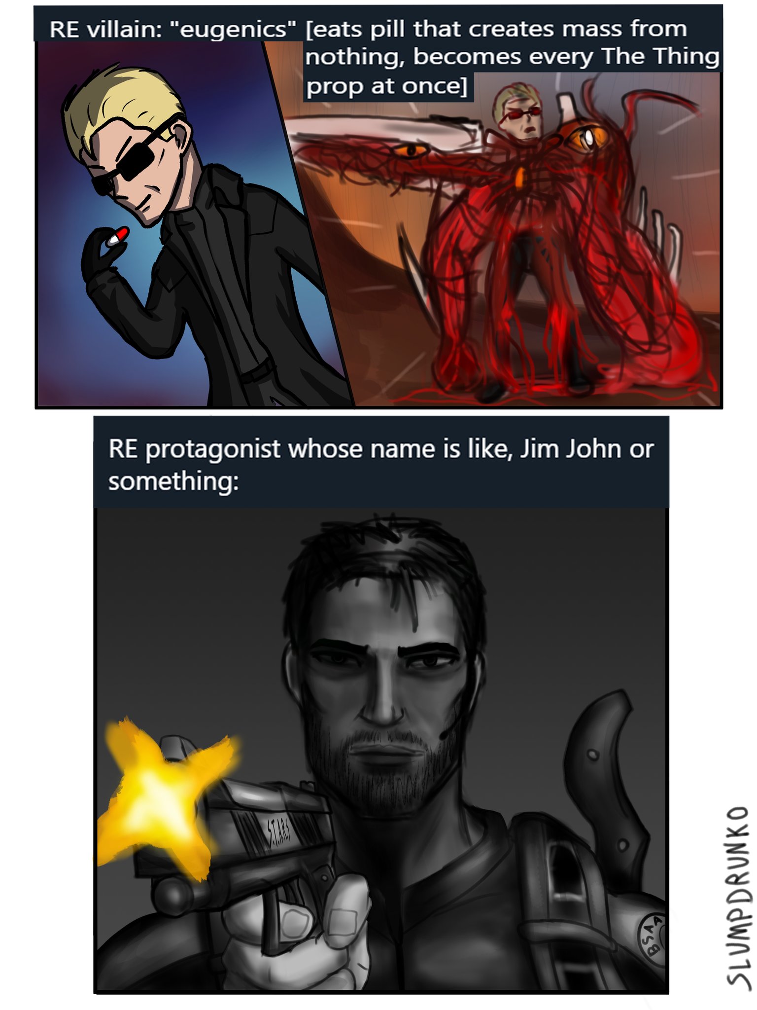 Resident Evil Memes Pin By Summertee On Resident Evil Funny | Resident