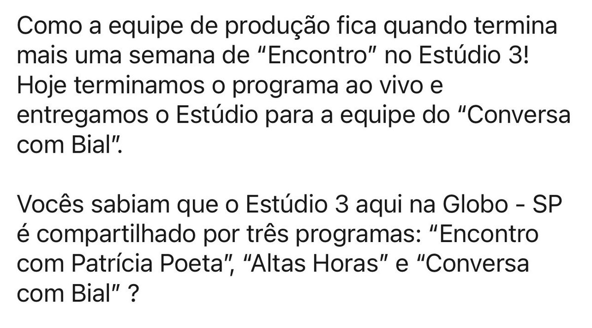 MISS BONITA SBTISTA on Twitter: "Uma curiosidade que eu sempre tive foi sanada hoje. O Estúdio 3 ...