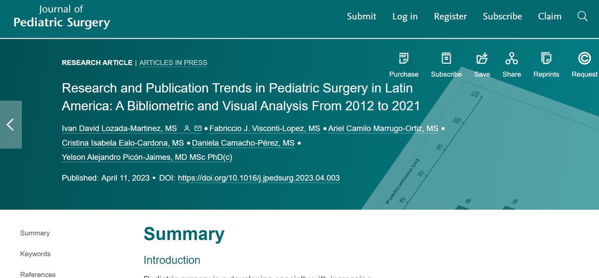 Cirbosque #SoMe4Surgery on Twitter: "RT @Lozada_Surg: Es un honor compartir los resultados del ...