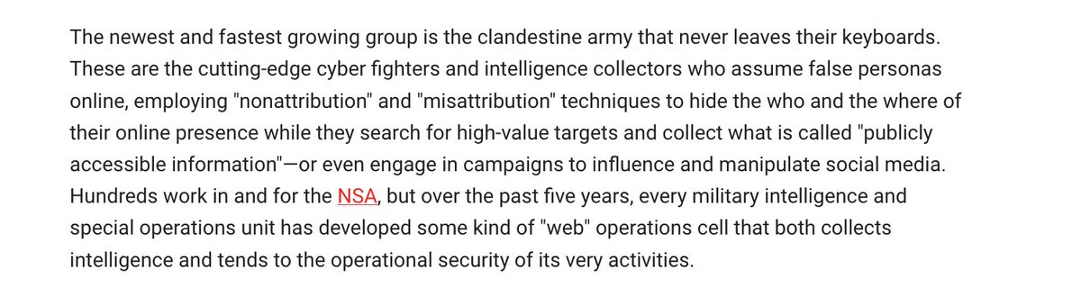 What does this even mean? The FBI already has agents working in a ...