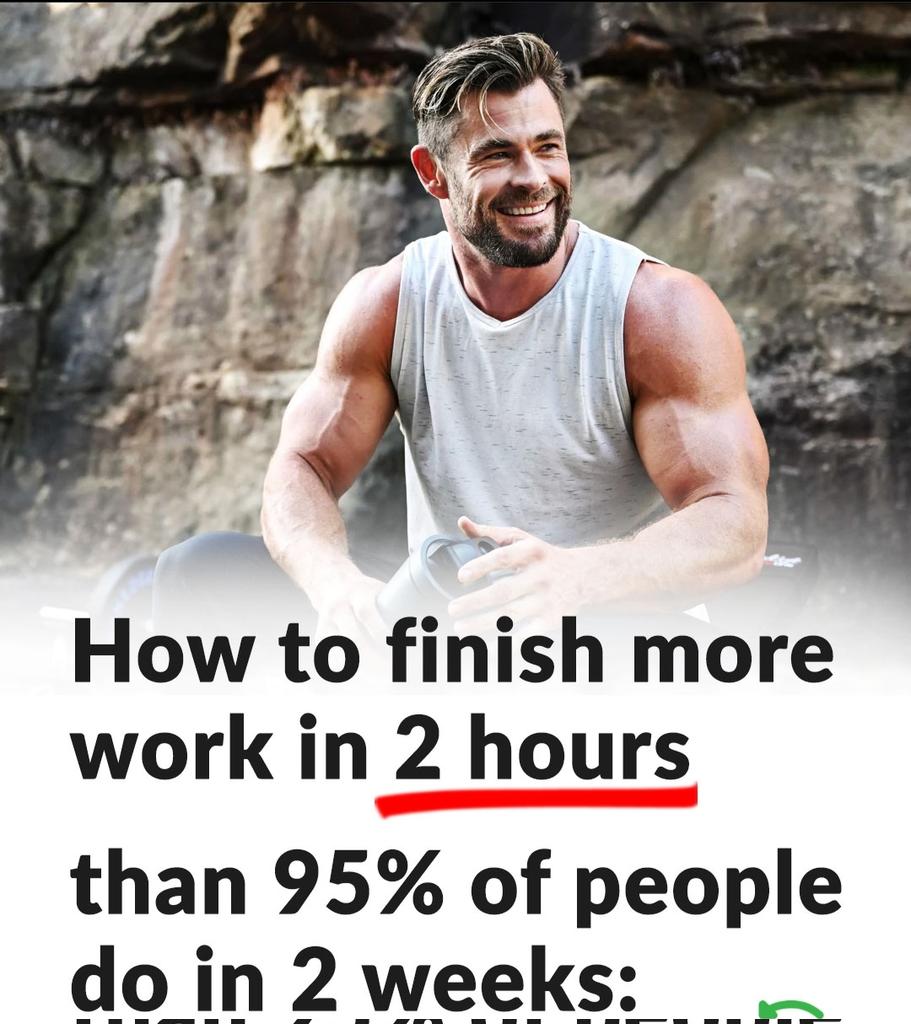 How to finish more work in 2 hours than 95% of people do in 2 weeks ...