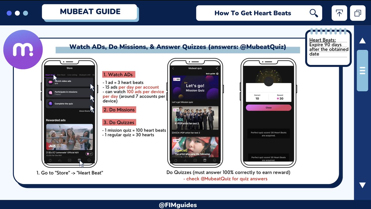 LE SSERAFIM GUIDES on Twitter: "[🗳] [MUBEAT Voting Tutorial] 🕹 App used for MUSIC CORE ...