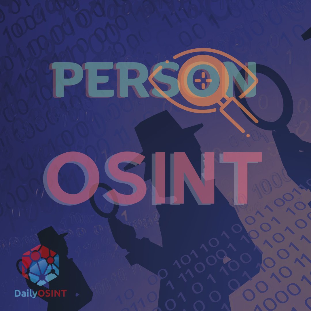 Daily OSINT on Twitter: "How to perform #OSINT on a person while preserving #privacy? https ...