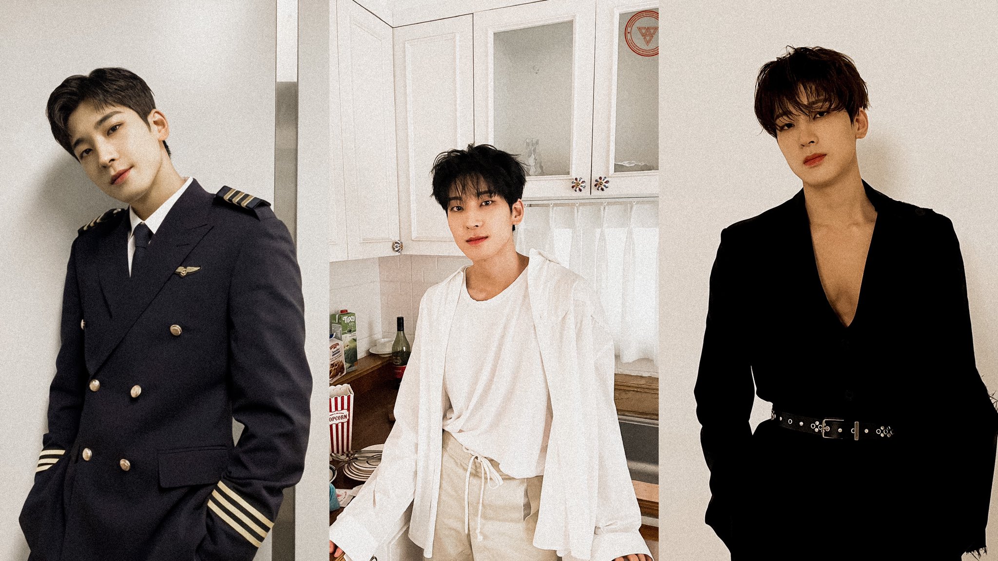 ‎ri on Twitter: "minwon woncheol wonhoon au | triple trouble trio kung ...