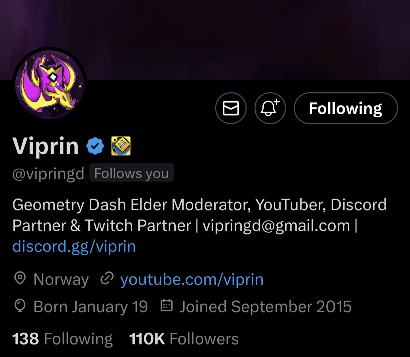 Geometry Dash Today on Twitter: "Shortly after recognizing RobTopGames as an organization ...