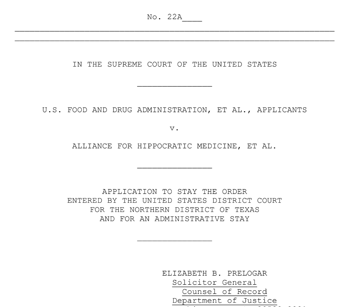 Welp, it's official! We're at SCOTUS. DOJ and Danco have filed emergency apps - Democratic ...