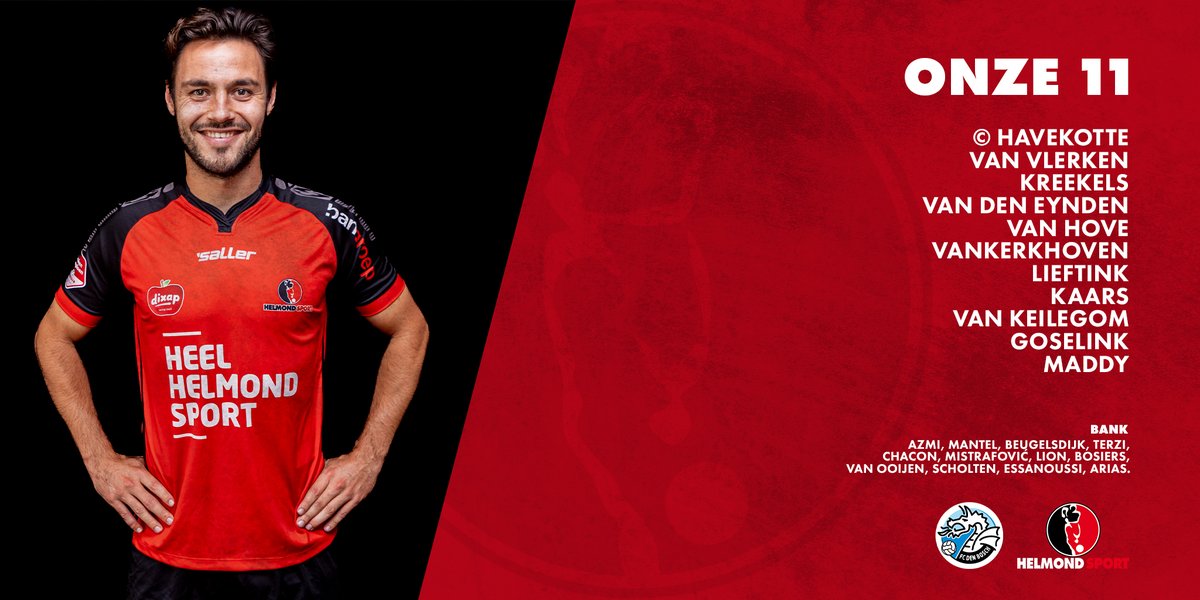 Helmond Sport on Twitter: "Onze 11. 👊 #DBOHEL"